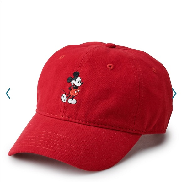 Disney | Accessories | Men Or Womens Disney Mickey Mouse Red Hat | Poshmark